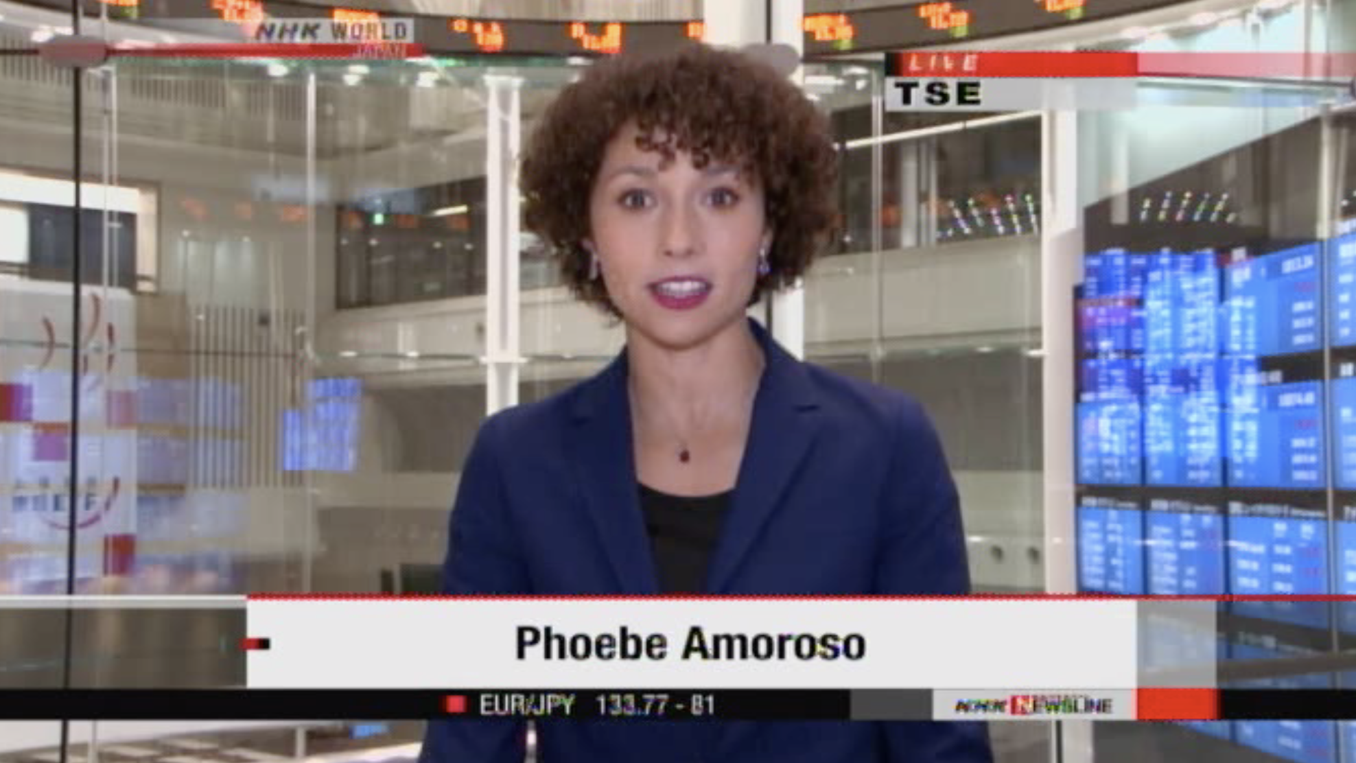 Market Reporter, NHK World Newsline | Phoebe Amoroso